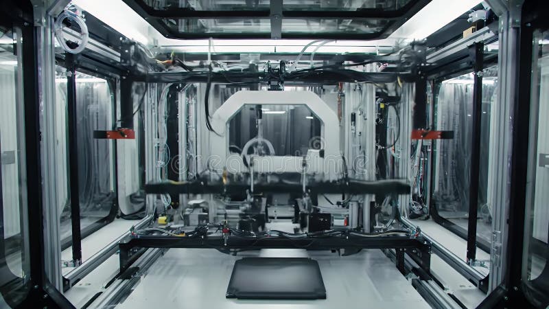 Full Body Haptic Feedback Test Chamber with Metal Framework and Central ...