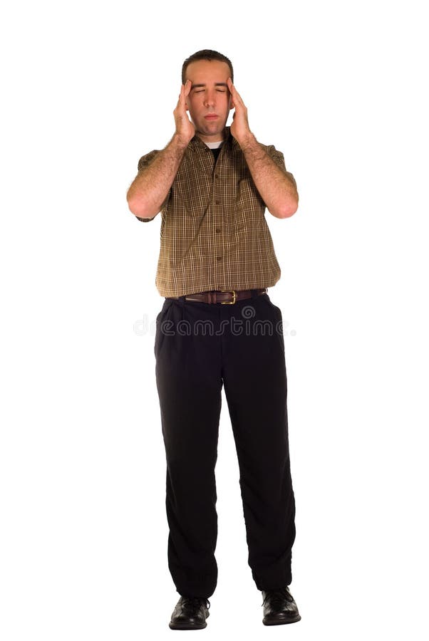 Full Body Broke Man stock image. Image of standing, surprised - 7171349