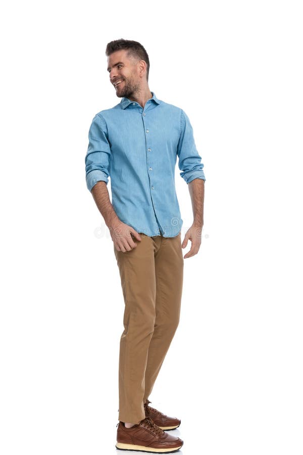 Man Looking Out from Behind a Fan of Fifties Stock Photo - Image of ...