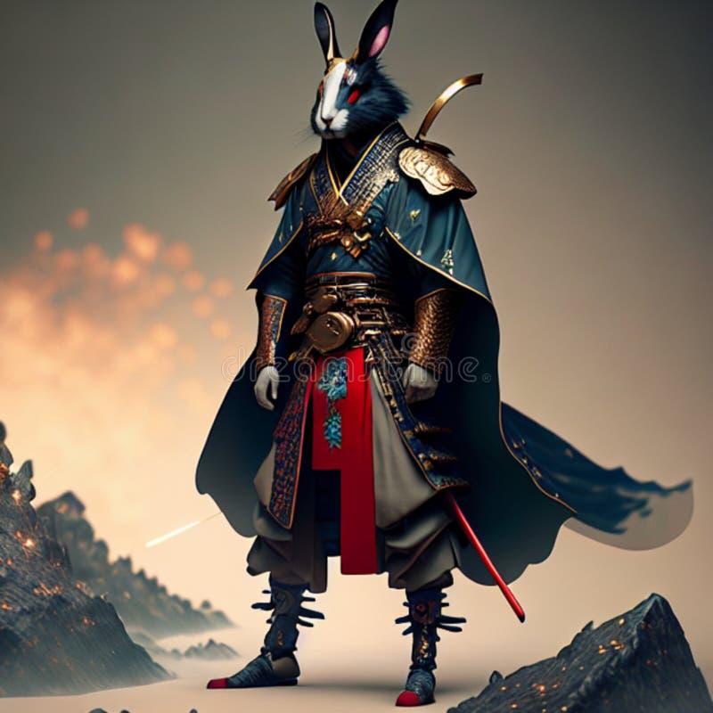 Samurai Rabbit Stock Illustrations – 236 Samurai Rabbit Stock ...