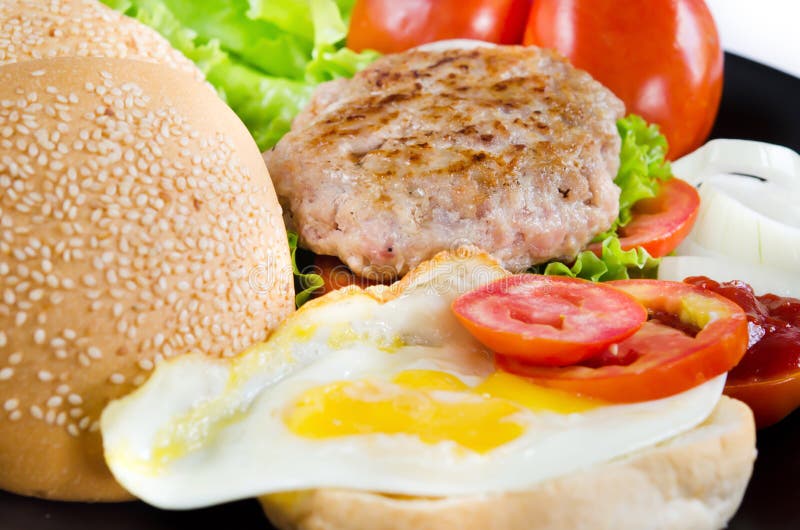 Full breakfast stock image. Image of food, onion, vegetable - 28890265