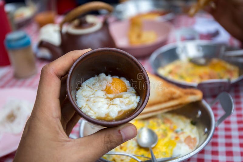 Full breakfast stock image. Image of full, happy, asia - 75033233