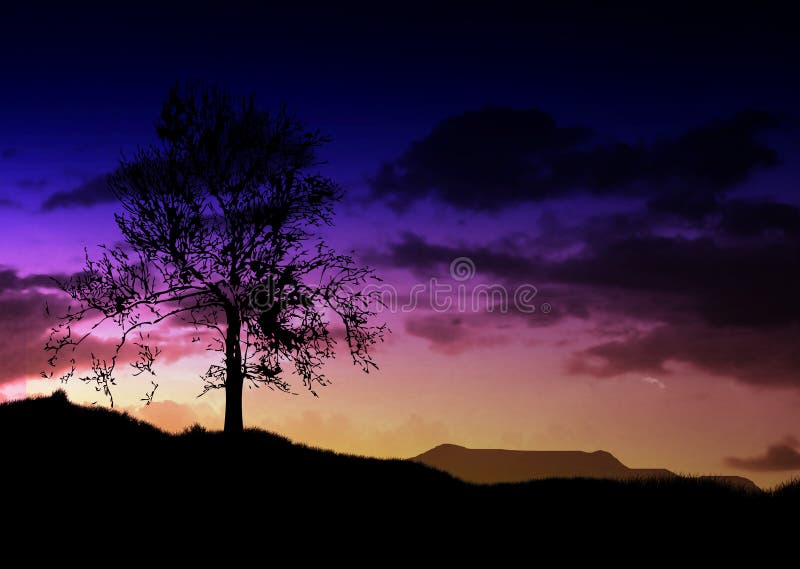 The full bright moon. stock photo. Image of noir, imagination - 6866078