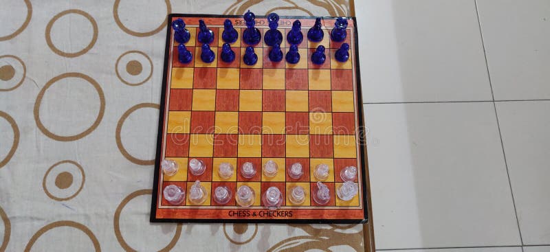 Full chess board stock photo. Image of play, board, chess - 153872712