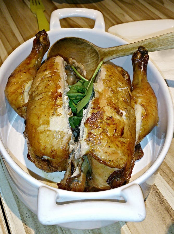 Full chicken stock photo. Image of cuisine, bowl, poultry - 45304592