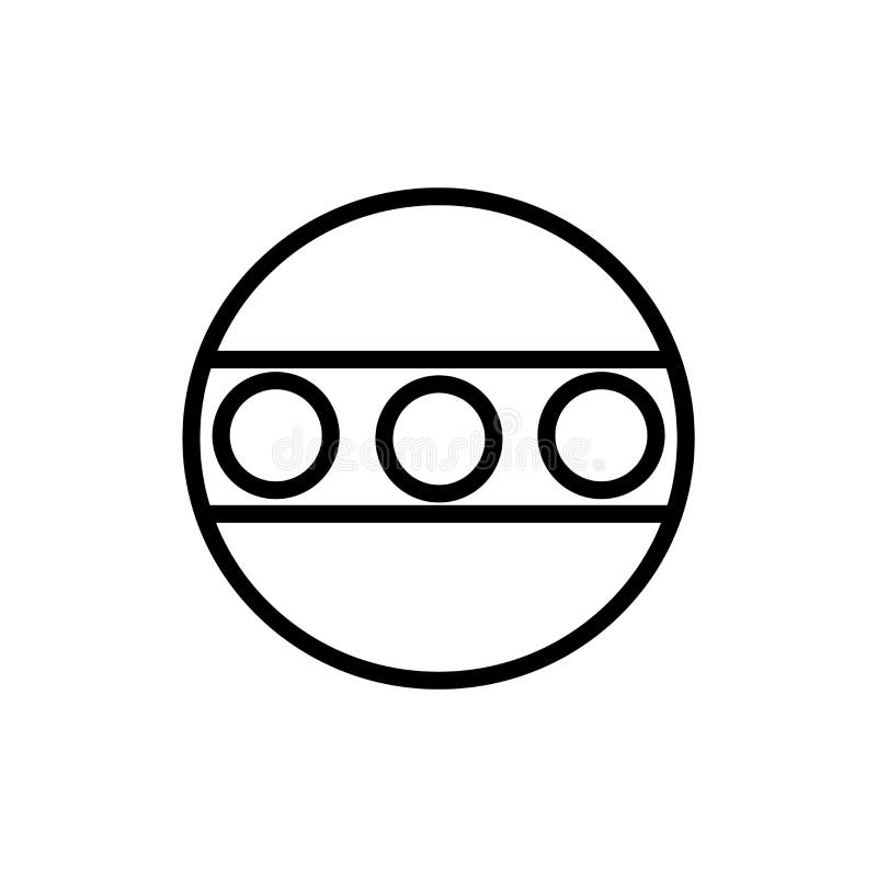 Full Circle Icon Vector Sign and Symbol Isolated on White Background ...