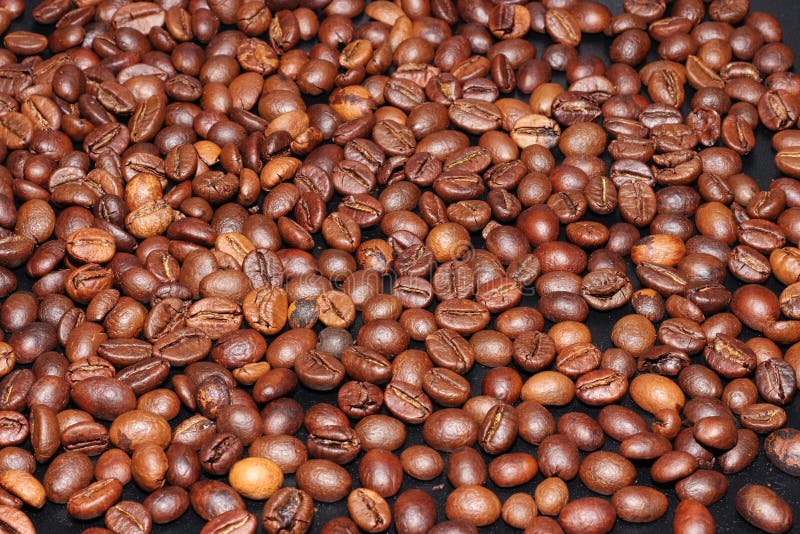 Roasted coffee beans stock photo. Image of espresso - 222207418