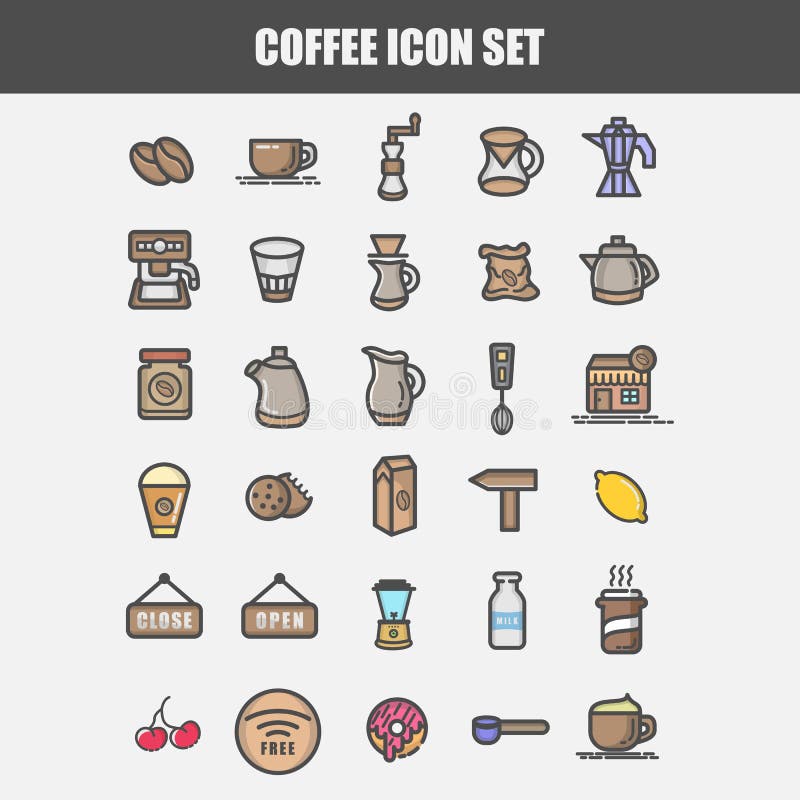 Coffe Pictogram Stock Illustrations – 863 Coffe Pictogram Stock ...
