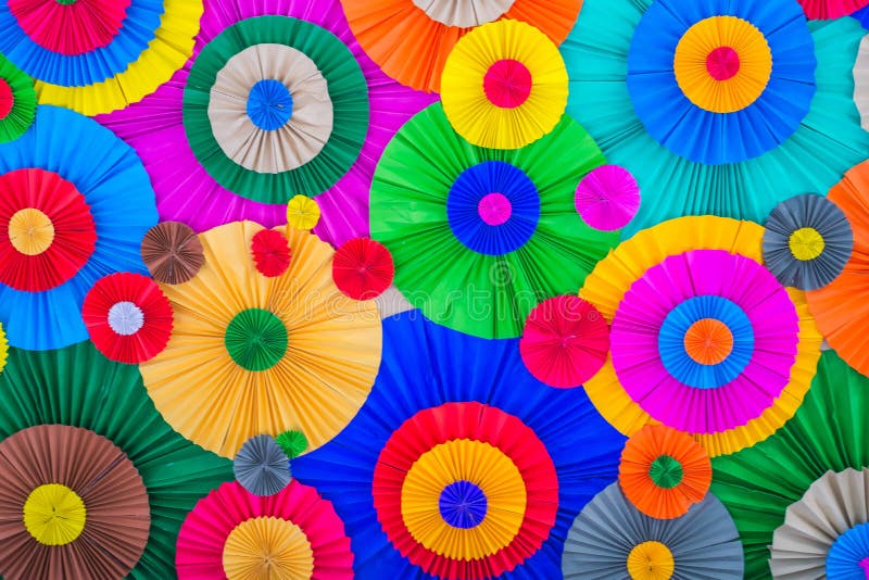 Full color fan stock image. Image of paper, pattern, handicraft - 58945283