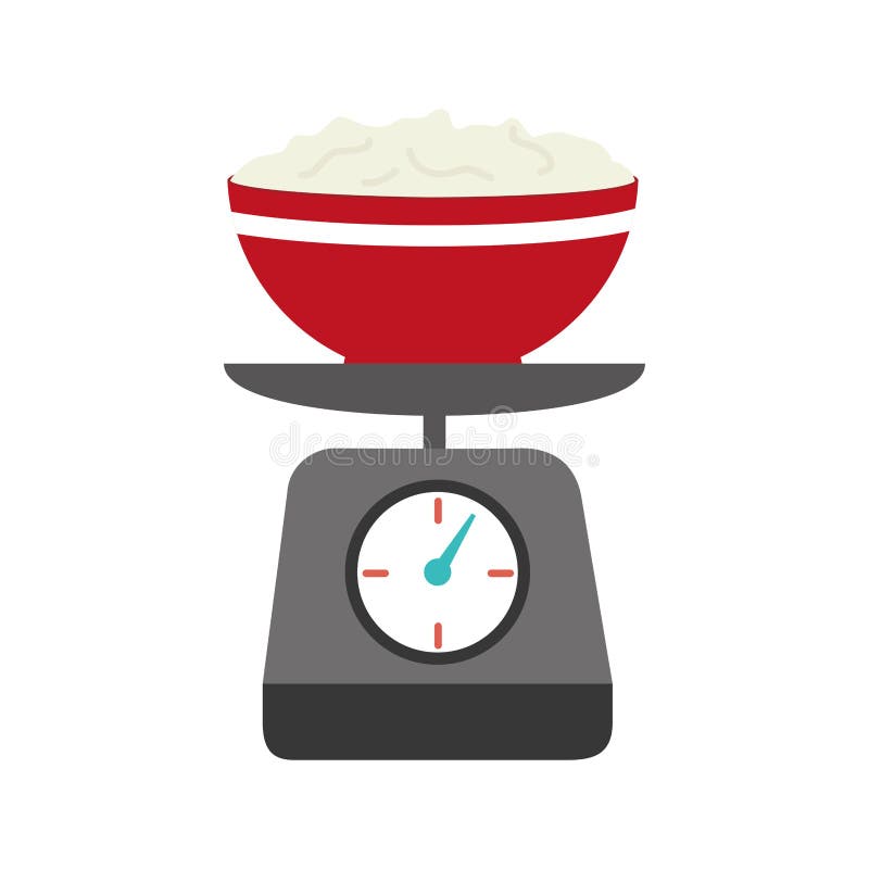 Kitchen Scale Flour Stock Illustrations – 336 Kitchen Scale Flour Stock ...