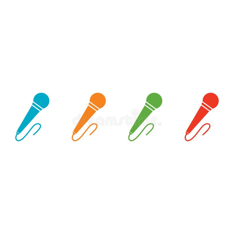 Color Microphone Stock Illustrations – 25,810 Color Microphone Stock ...
