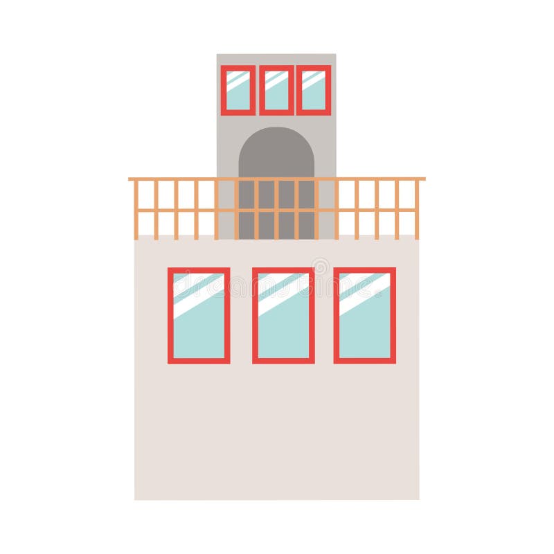 Full Color with Rescue Operations Center Closeup Stock Vector ...