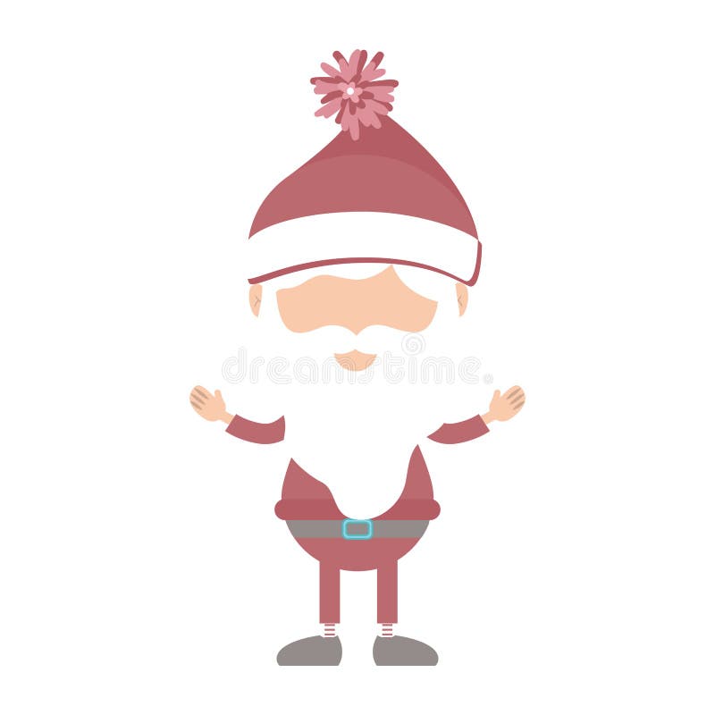 Full Color Santa Claus Image Blurred Stock Vector - Illustration of ...