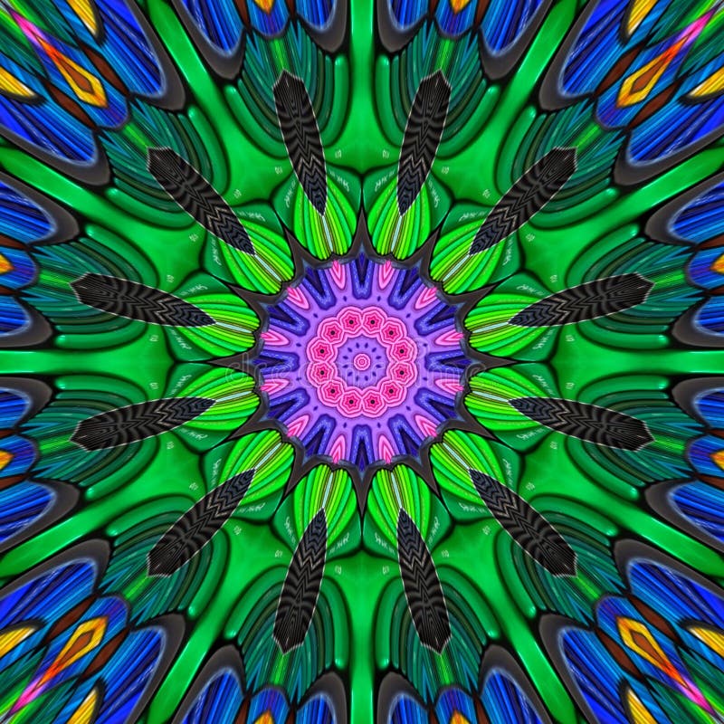 Full Colored Abstract Background, Digital Illustration Stock Image ...