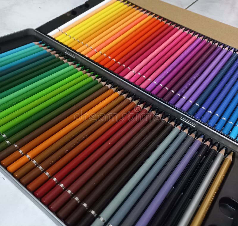 Full of colored pencils stock image. Image of colored - 265825951