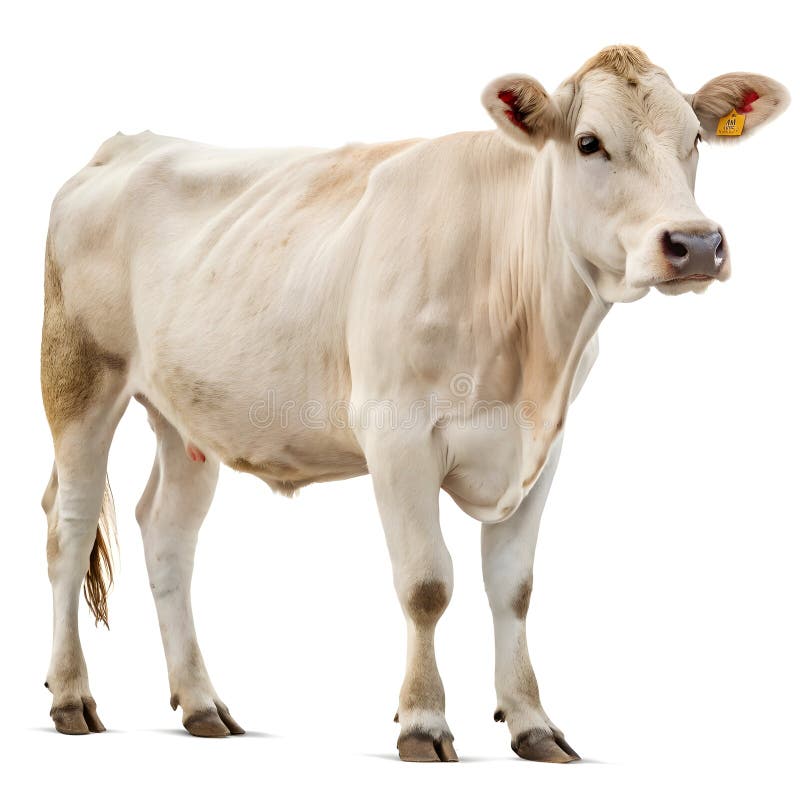 Full Cow Looking at Camera stock illustration. Illustration of horse ...