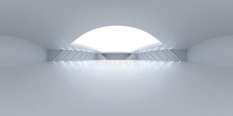 Full 360 Degree Equirectangular Panorama Hdri of Modern Futuristic ...