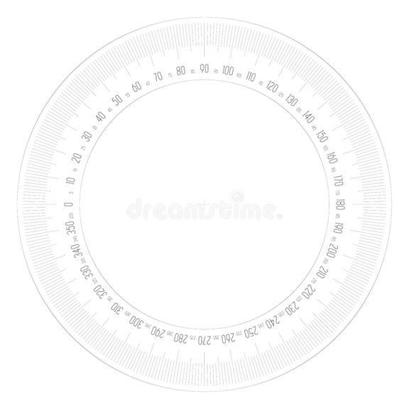360 Degrees Protractor Stock Illustrations – 160 360 Degrees Protractor ...