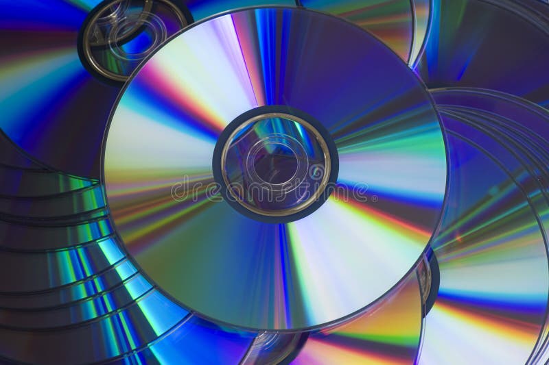 Full disc on pile stock photo. Image of reflect, colours - 27267312