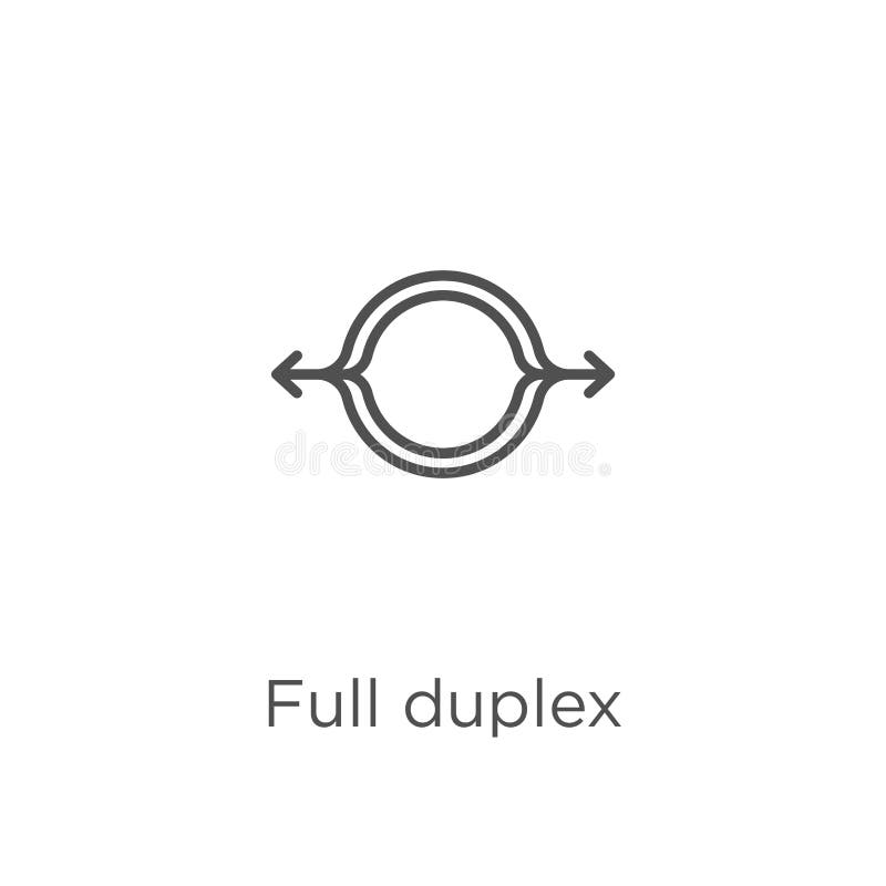 Duplex Icon from Collection. Stock Vector - Illustration of isolated ...