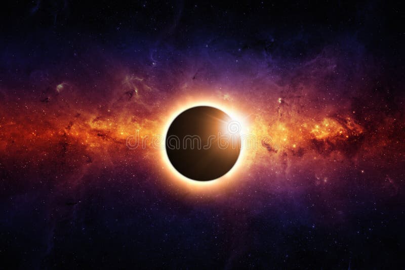 Full eclipse stock illustration. Illustration of astronomy - 43045512