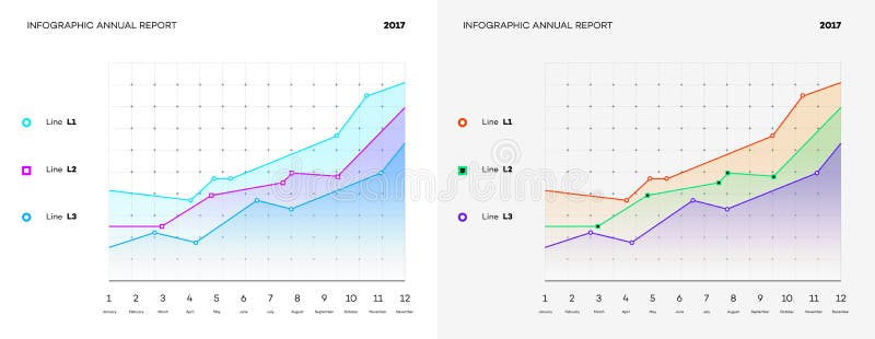 Full Editable Infographic Flat Chart. Vector Tempalte for Your Business ...