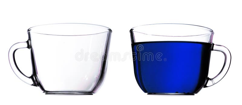 Empty And Full Glass