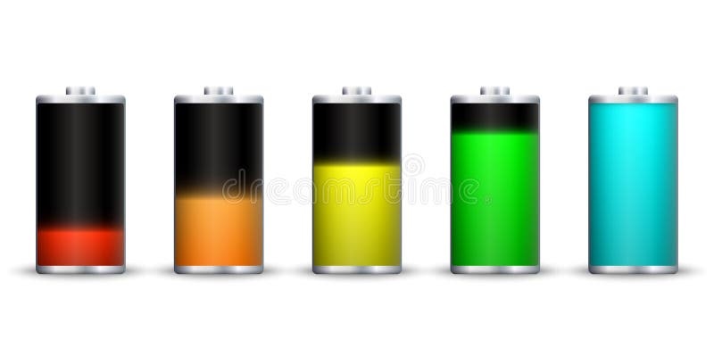 Full energy battery charge stock illustration. Illustration of ...