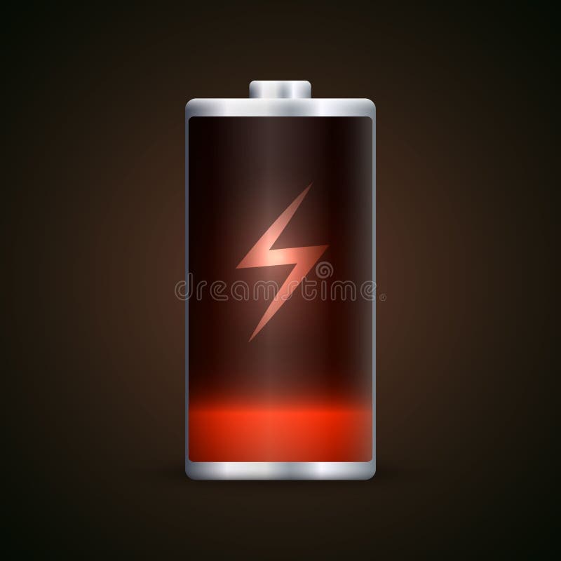 Full energy battery charge stock illustration. Illustration of ...
