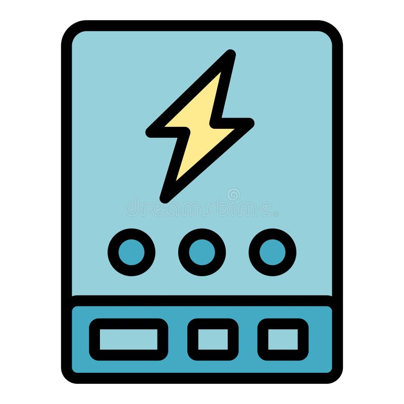 Full Energy Icon Vector Flat Stock Illustration - Illustration of ...