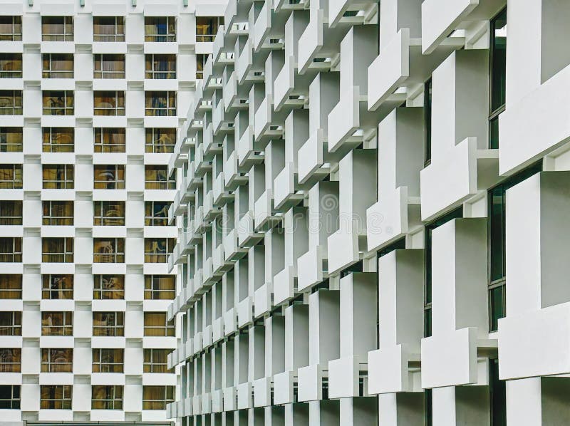 Full Frame Background of Modern Building Exterior Stock Image - Image ...