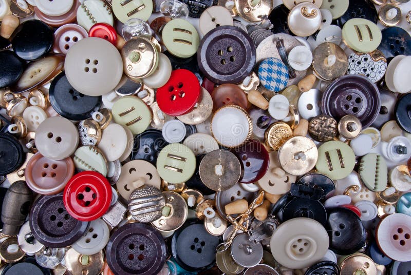 Full frame of buttons stock photo. Image of haberdashery - 46810262