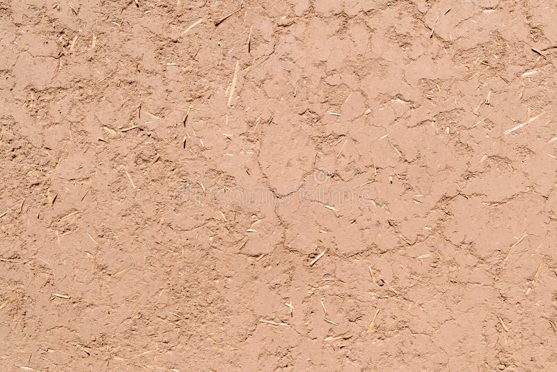 Full Frame Close-up of a Adobe Mud Wall Stock Photo - Image of clay ...