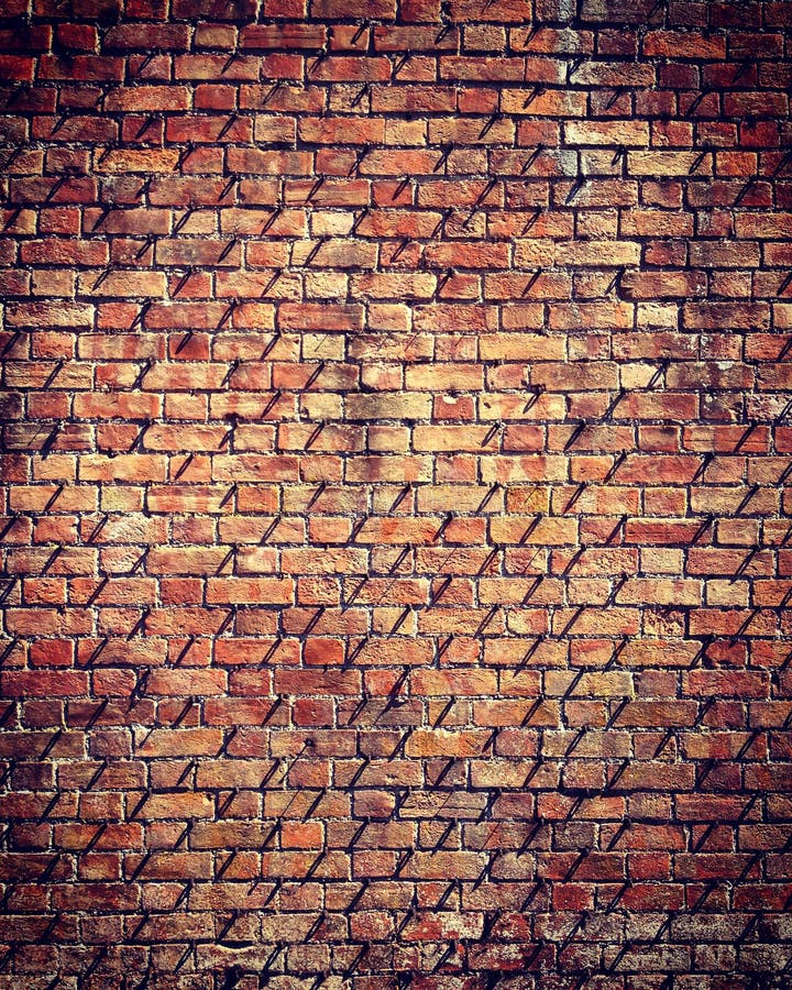 Old rustic red brick wall stock image. Image of frame - 116334887