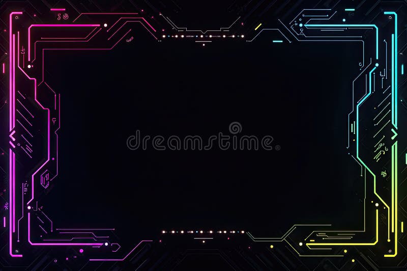 Full Frame Close-up View of a Digital Circuit Board Design Stock Photo ...