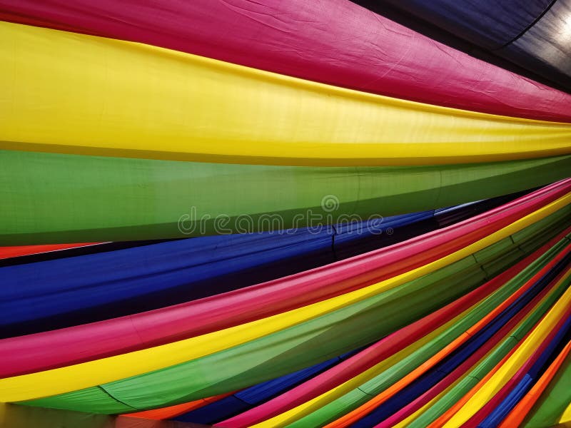 Selection of Colorful Fabrics Stock Image - Image of fabric, full ...