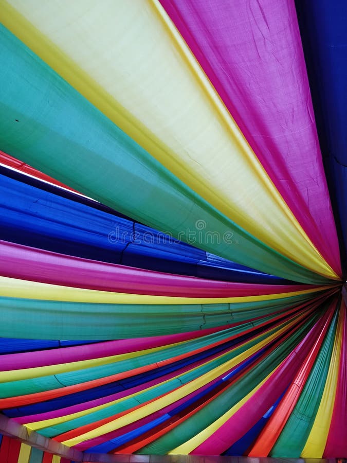 Selection of Colorful Fabrics Stock Photo - Image of home, bright ...
