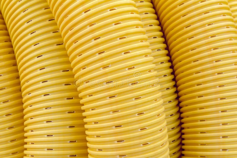 Yellow tube stock image. Image of household, pipe, remote - 32921949