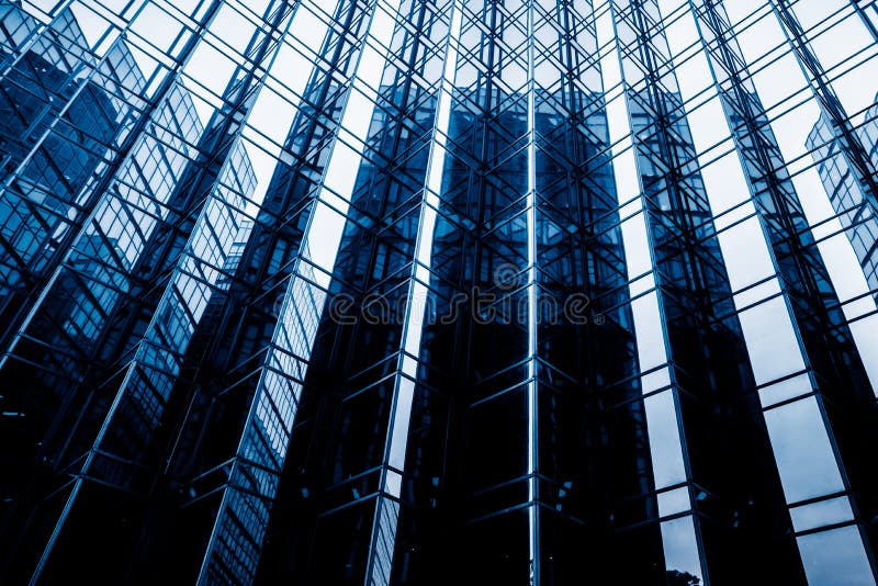 Full Frame of Glass Building Exterior Stock Photo - Image of ...