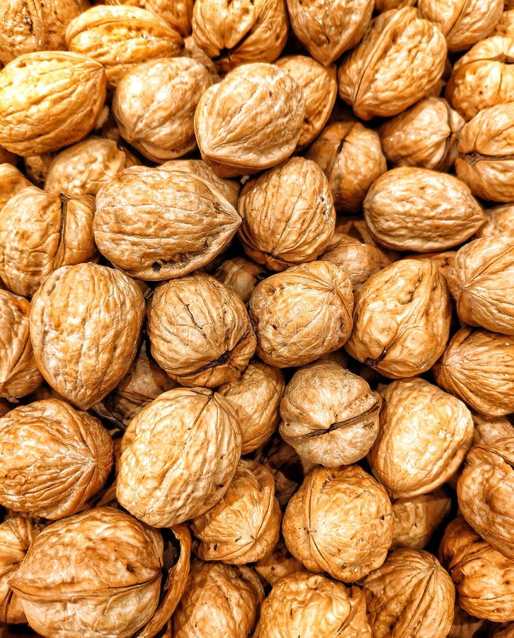 Full Frame of Group of Nuts Stock Image - Image of supermarket, nuts ...