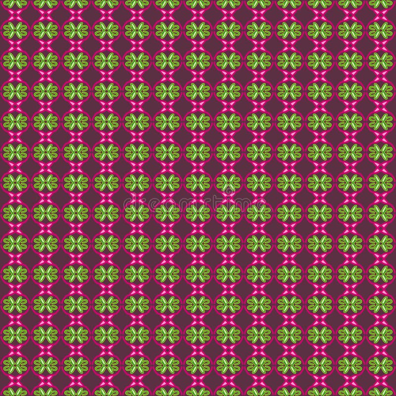 Illustrated Seamless Pattern of Small Plants Stock Photo - Image of ...