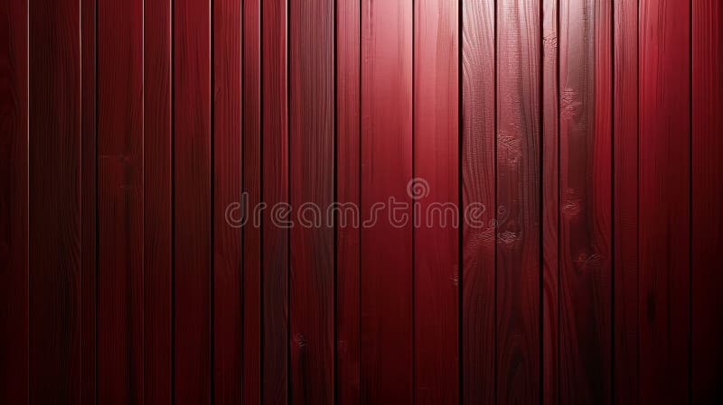 A Full-frame Image of Ruby Red Painted Wooden Planks, Featuring ...