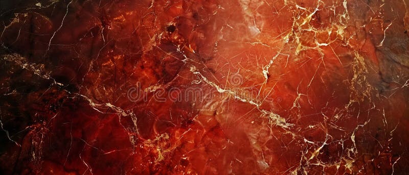Deep Red Marble Texture Background, Natural Stone Surface with Veins ...