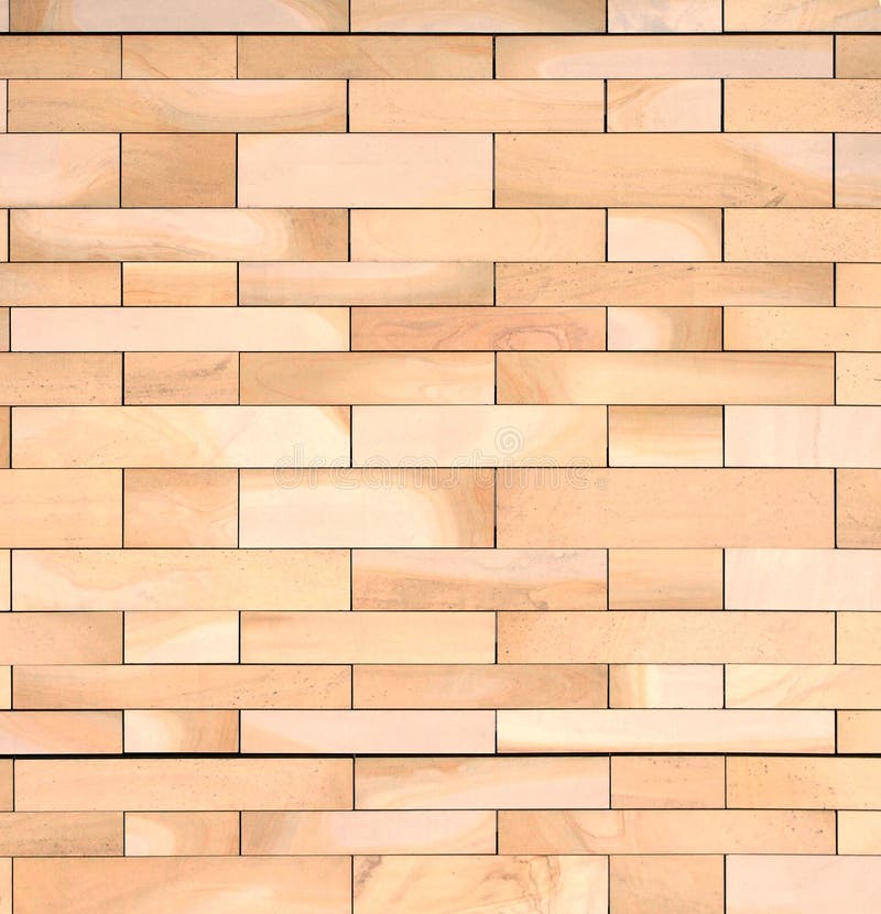 Full Frame Image of a Wall Made of Large Flat Blocks of Textured Light ...