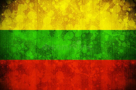 Full Frame of Lithuanian Flag Stock Image - Image of full, computer ...