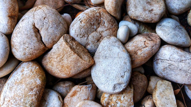 Full Frame Made of Nature River Stones Stock Image - Image of nature ...