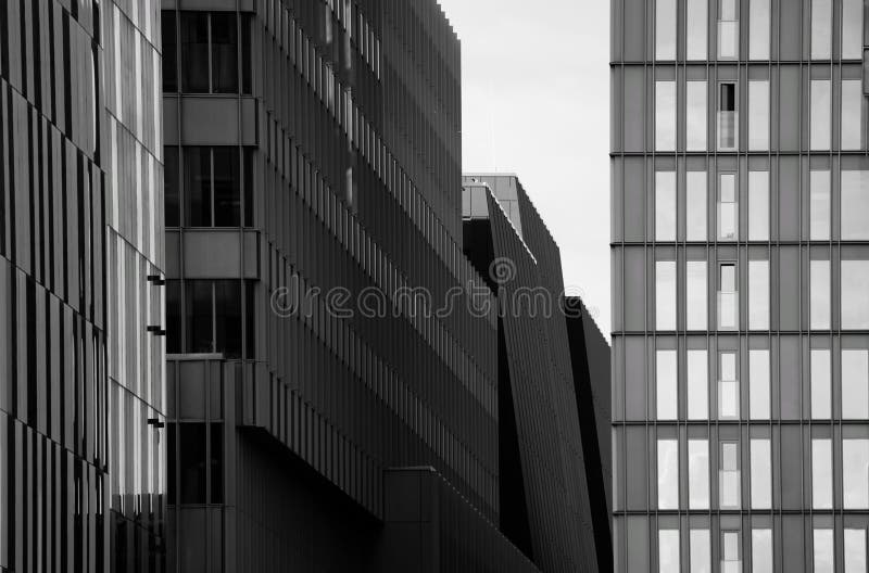 Full Frame of Modern Buildings in Stockholm Stock Image - Image of ...