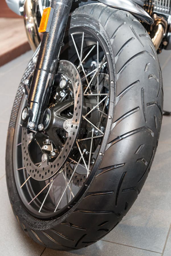 Full Frame Motorcycle Wheel Editorial Photo - Image of black, disc ...