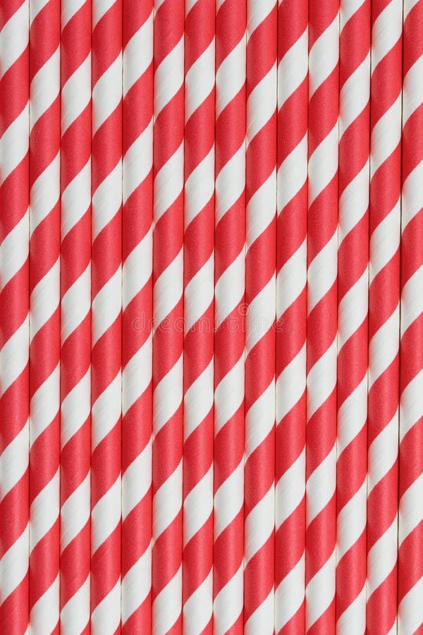 Full Frame Photo of Red and White Straws Stock Photo - Image of weave ...