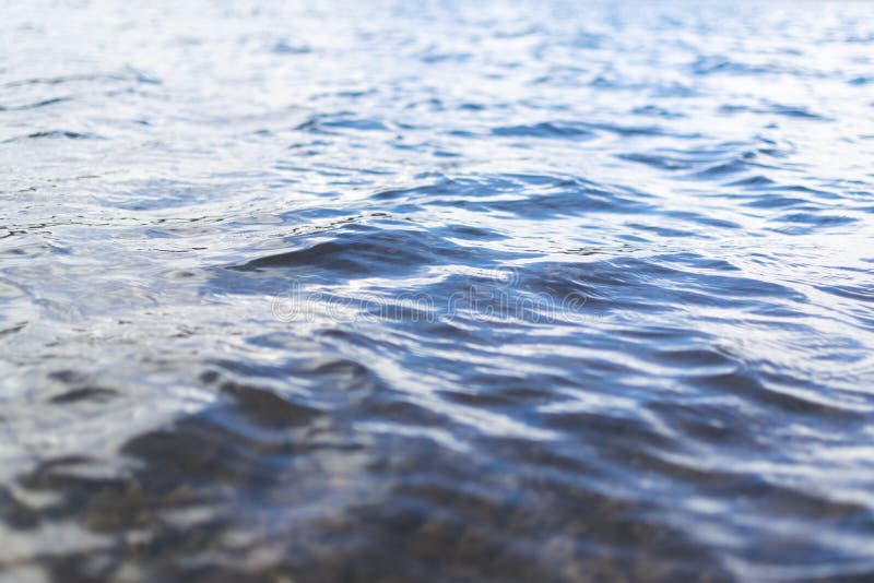 Full Frame Photo of Small Waves on Lake Stock Image - Image of clear ...
